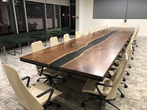 River conference table store